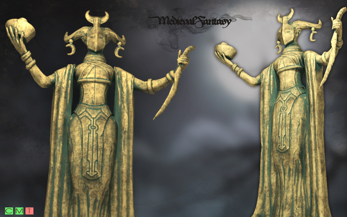 Second Life Marketplace - [MF] Elder mysterious divinity statue(boxed)
